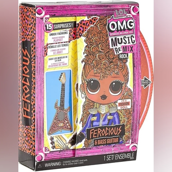 L.O.L. Surprise! | Toys | Lol Surprise Omg Remix Rock Ferocious Fashion ...